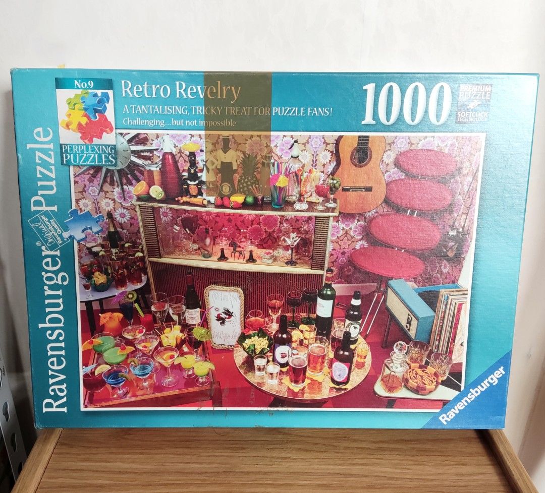 Ravensburger Perplexing Puzzles No.9 - Retro Revelry, 1000pc Jigsaw ...