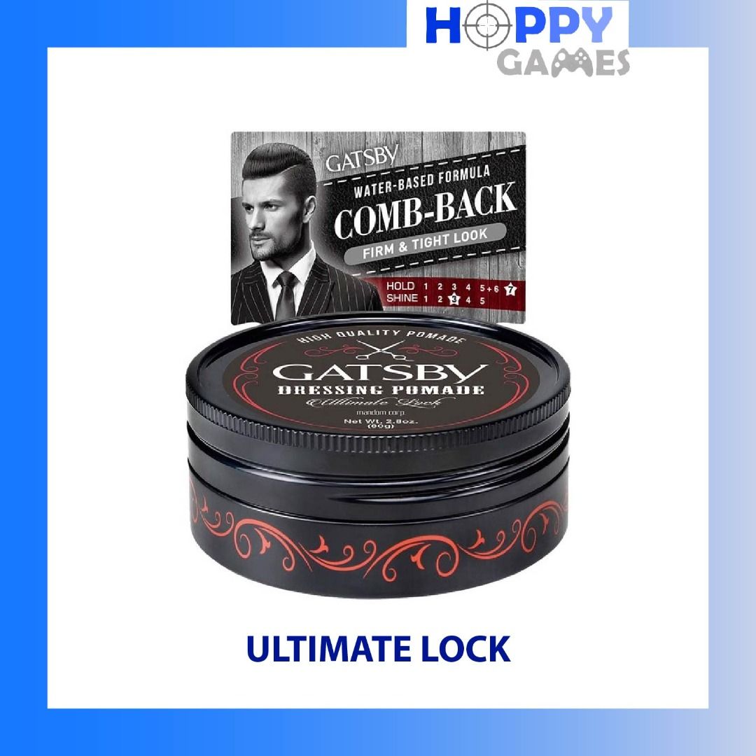 READY STOCK! Gatsby Dressing Pomade Classical Tight Ultimate Lock Upper ...