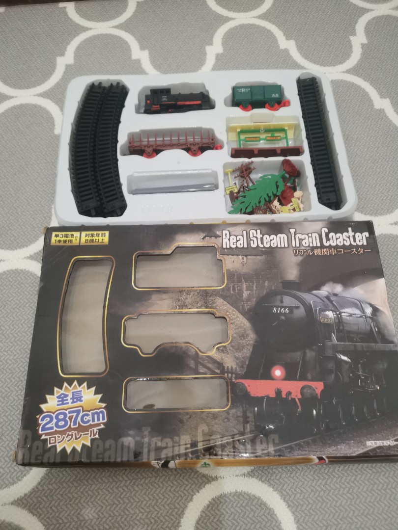 Real steam train set, Hobbies & Toys, Toys & Games on Carousell