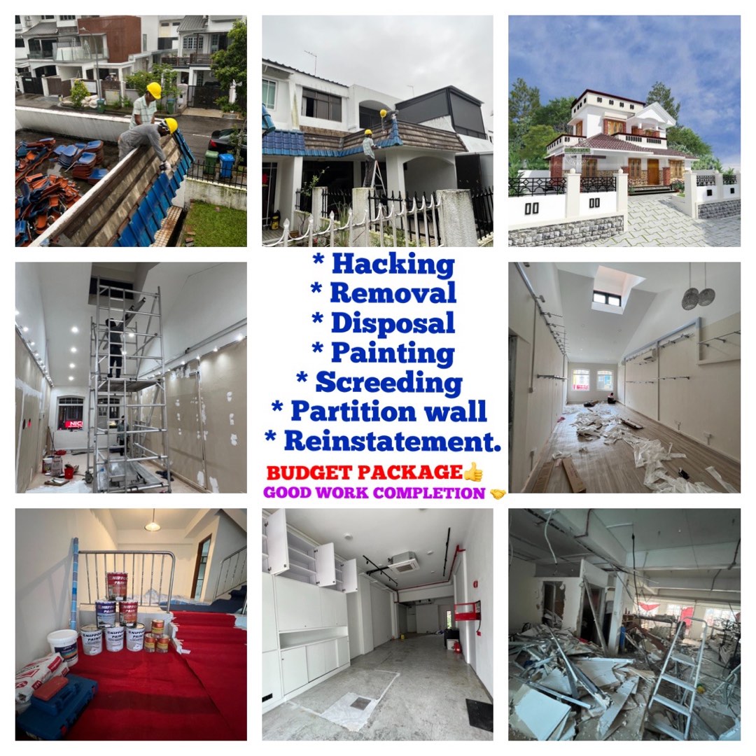 Renovation / Hacking / Dismantle and Disposal / Removal , Disposal ... Renovation / Hacking / Dismantle and Disposal / Removal , Disposal ...