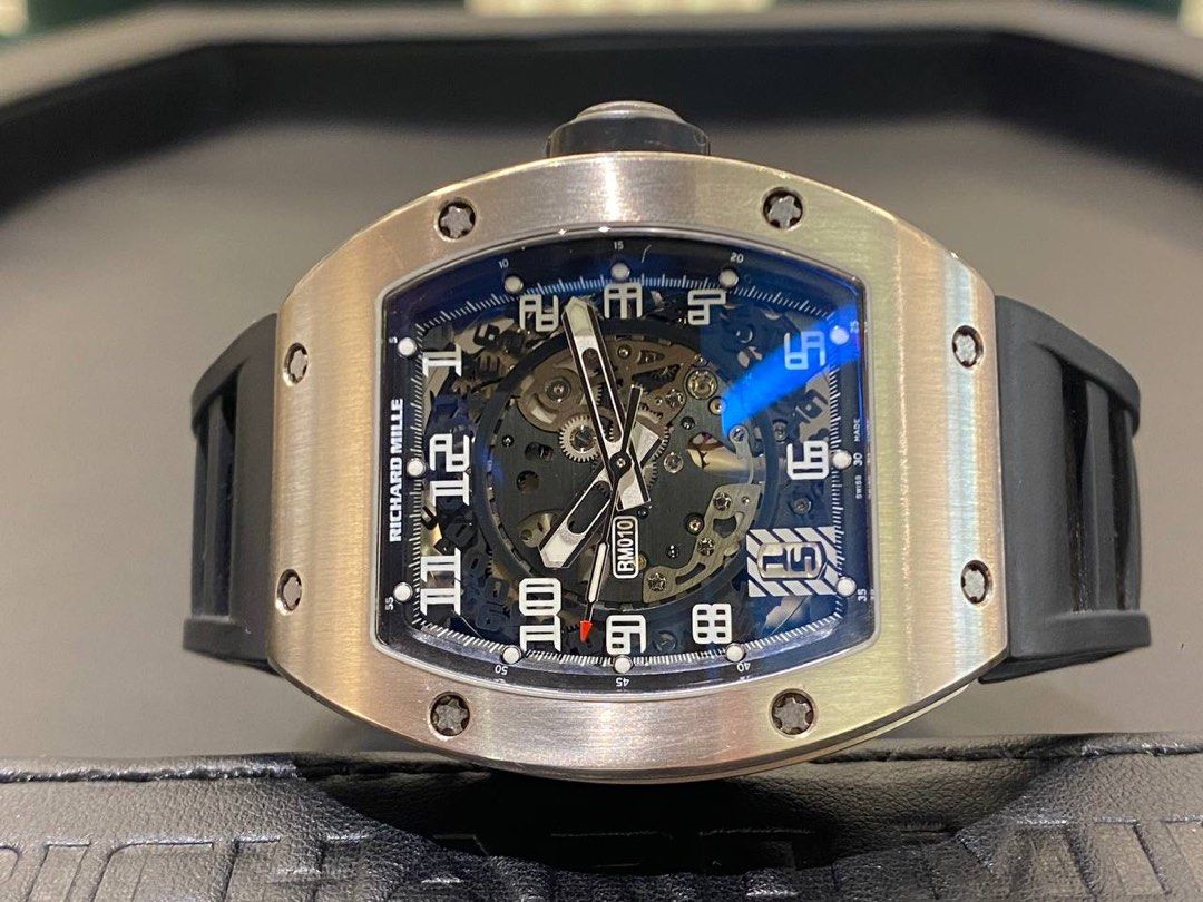 Richard Mille RM010 TI, Luxury, Watches on Carousell