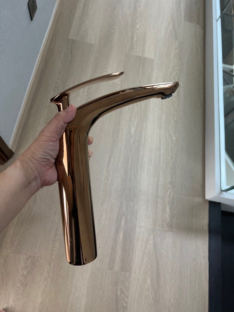 Rose gold tap, Furniture & Home Living, Bathroom & Kitchen Fixtures on ...