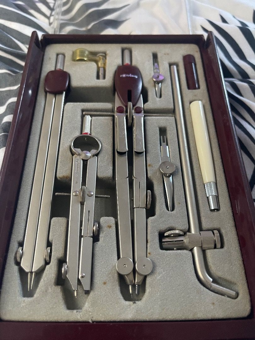 Rotring Architecture Drawing Drafting Set Mechanical Pen Set and ...