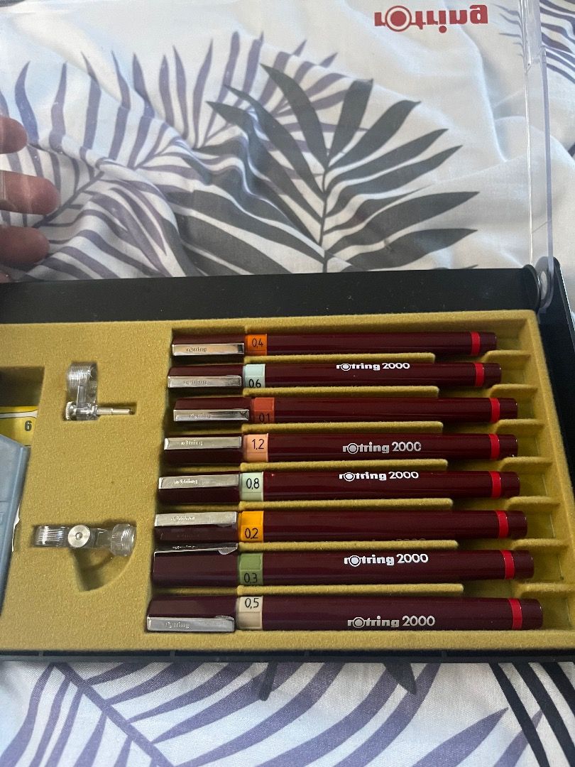 Rotring Architecture Drawing Drafting Set Mechanical Pen Set and ...