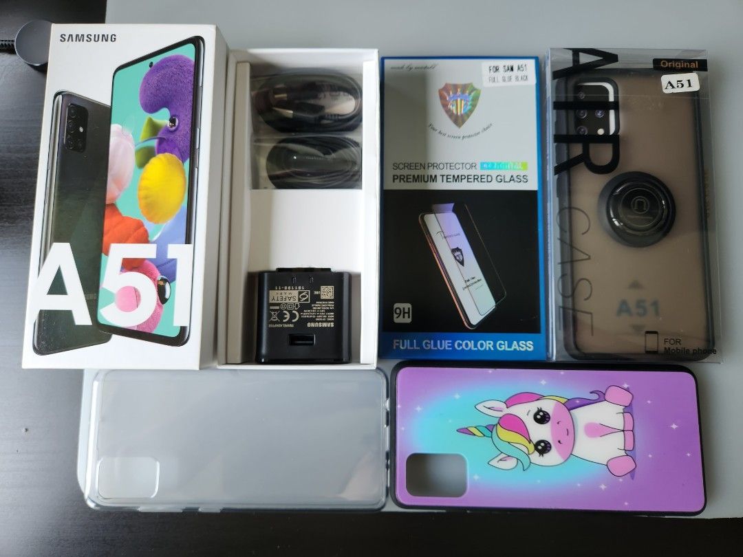 Samsung Galaxy A51 Prism Crush Black SM-A515F, Mobile Phones & Gadgets ...