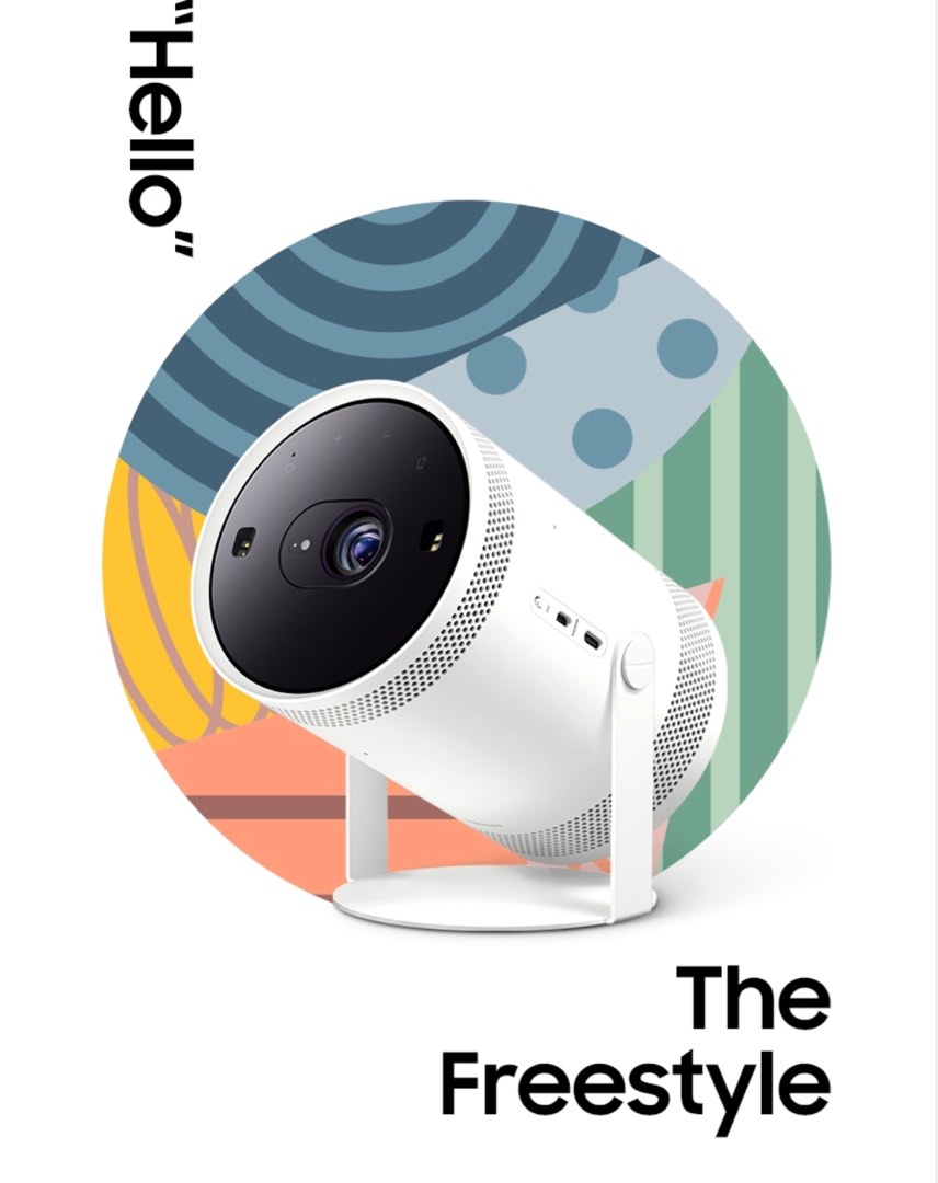 Samsung The Freestyle Smart Laser Projector , TV & Home Appliances, TV ...