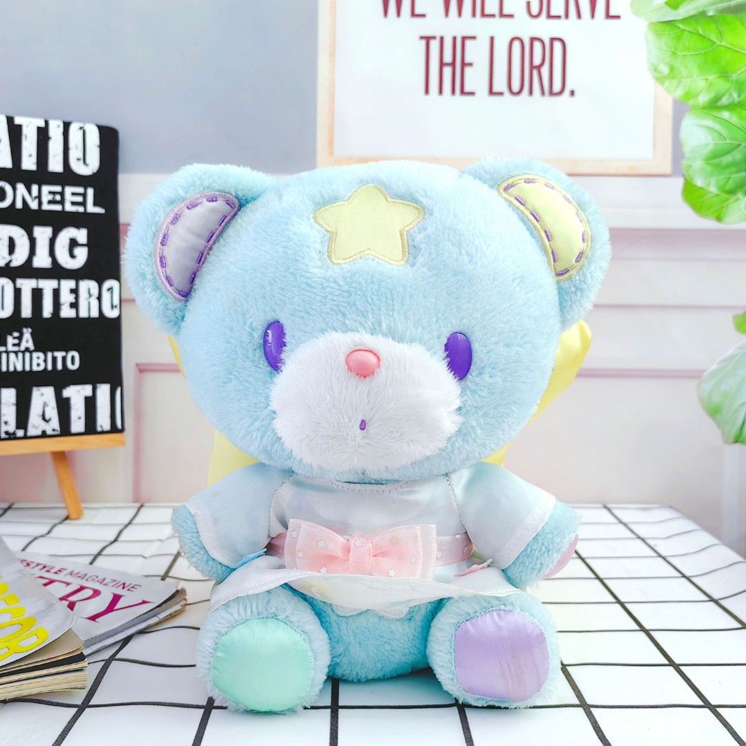 Sanrio Puff Poff Cute Bear Plush Mascots 45th anniversary, Hobbies ...