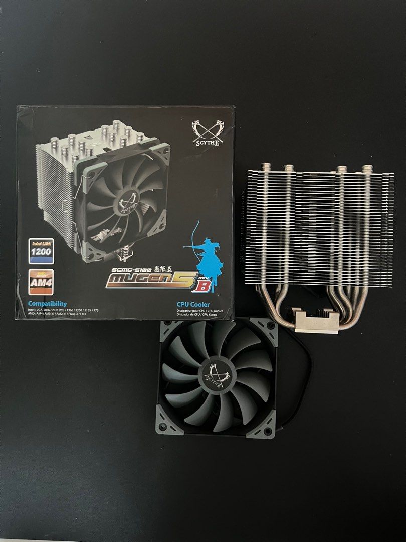 Scythe Mugen Rev B CPU cooler, Computers & Tech, Parts & Accessories ...
