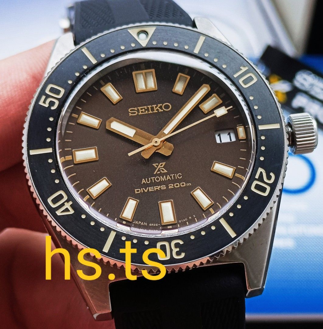 Seiko 62mas Brown Gold Automatic Prospex Divers Watch SPB147J1 SPB147 ...