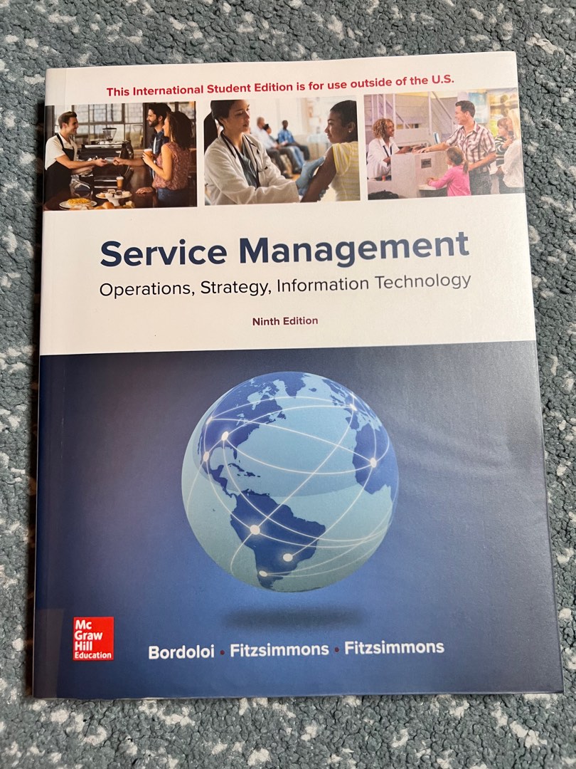 Service Management Operations, Strategy, Information Technology (HKCC Textbook), 興趣及遊戲, 書本 & 文具 ...