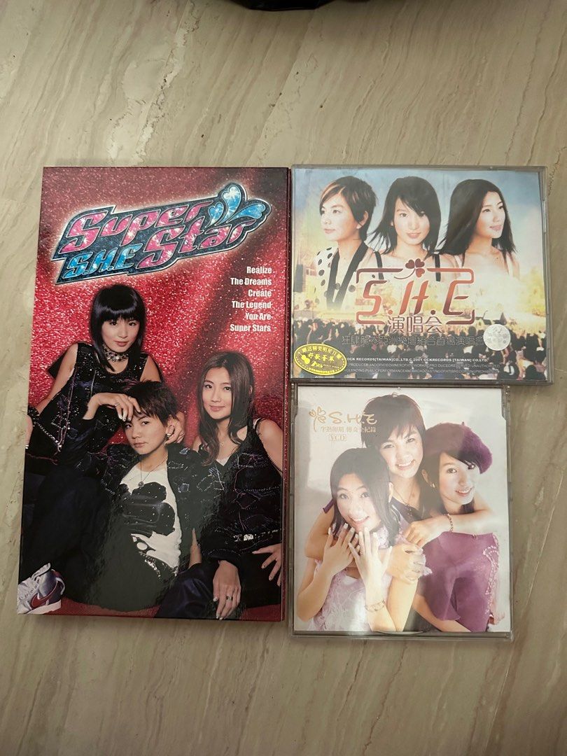 S.H.E Albums, Hobbies & Toys, Music & Media, CDs & DVDs on Carousell