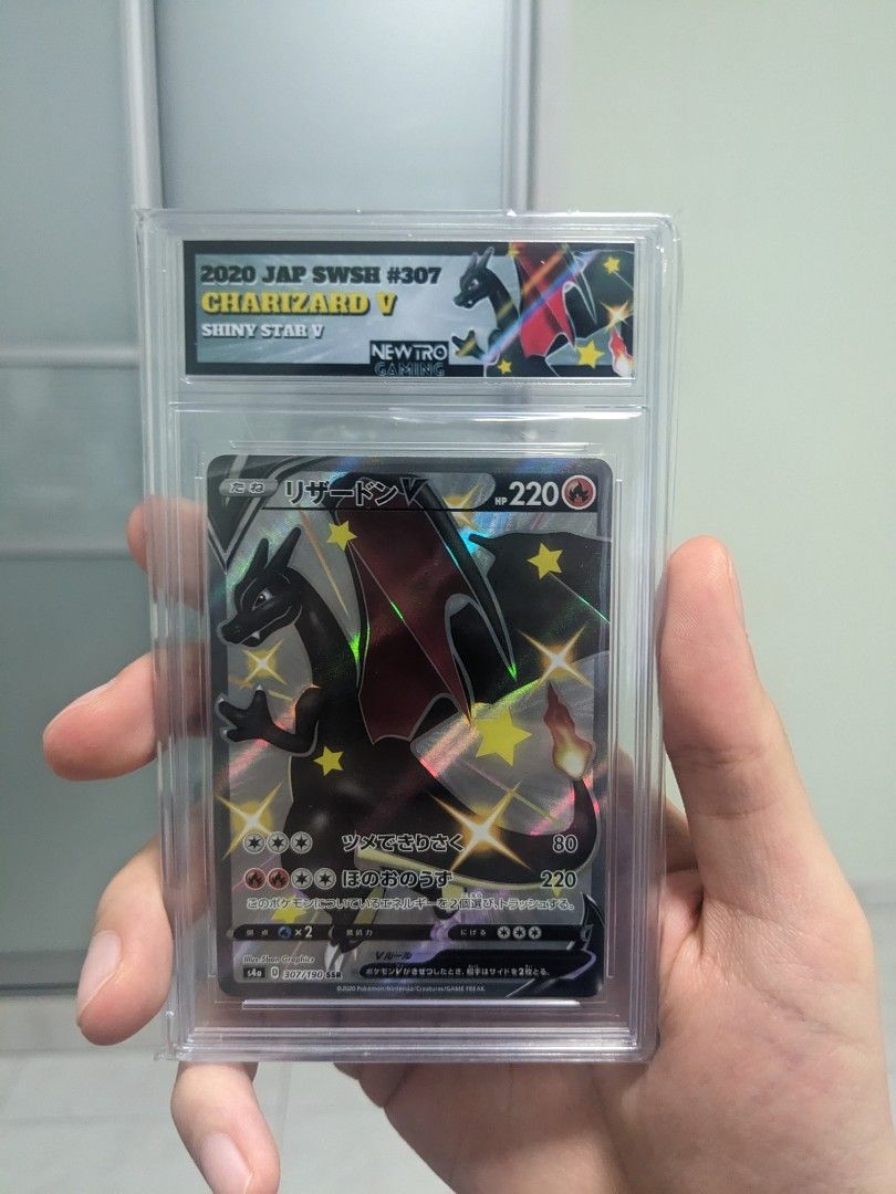 Shiny Charizard V Jap in custom slab, Hobbies & Toys, Toys & Games on ...