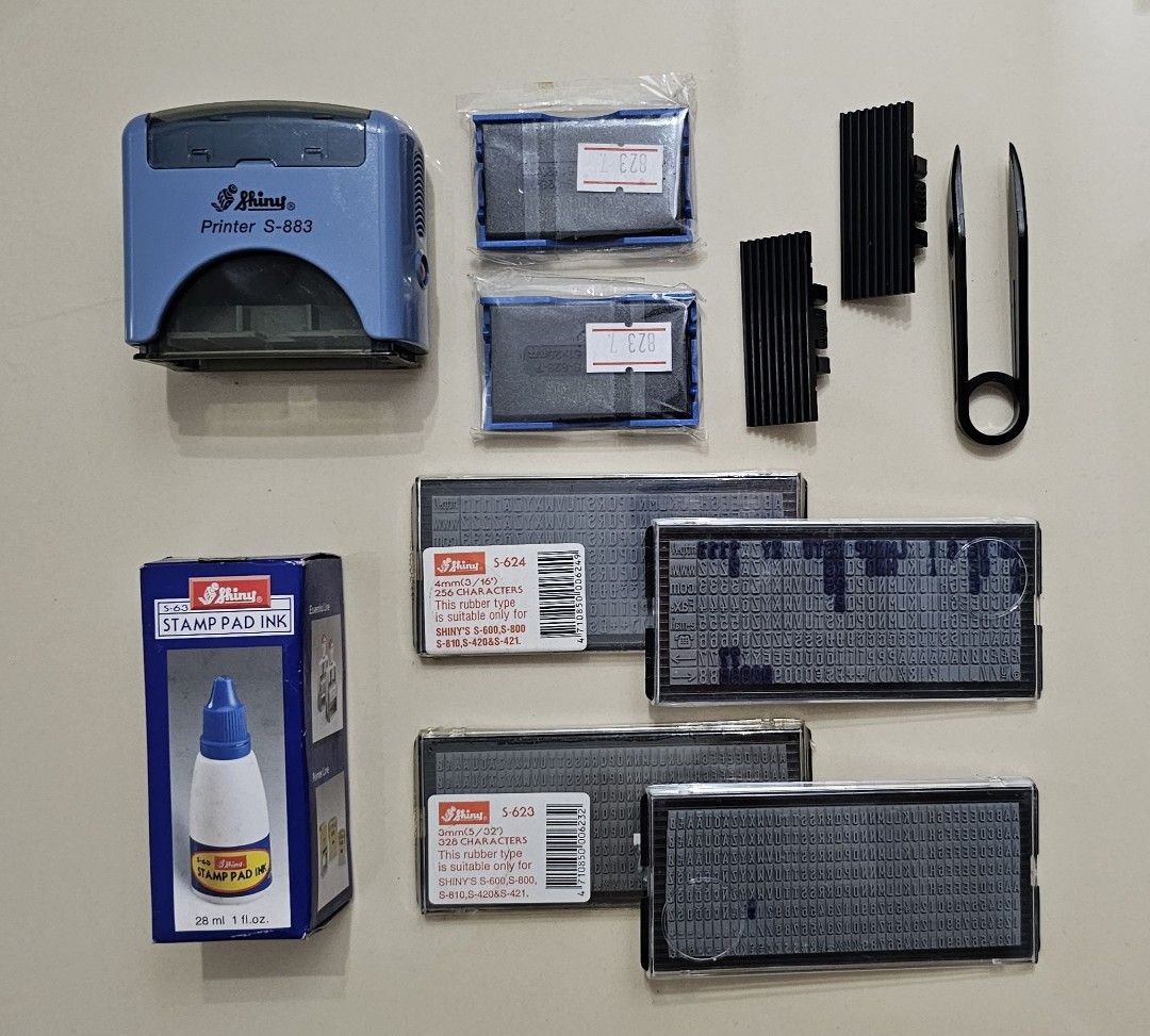 Shiny Stamp Pad Printer, Hobbies & Toys, Stationery & Craft, Other ...