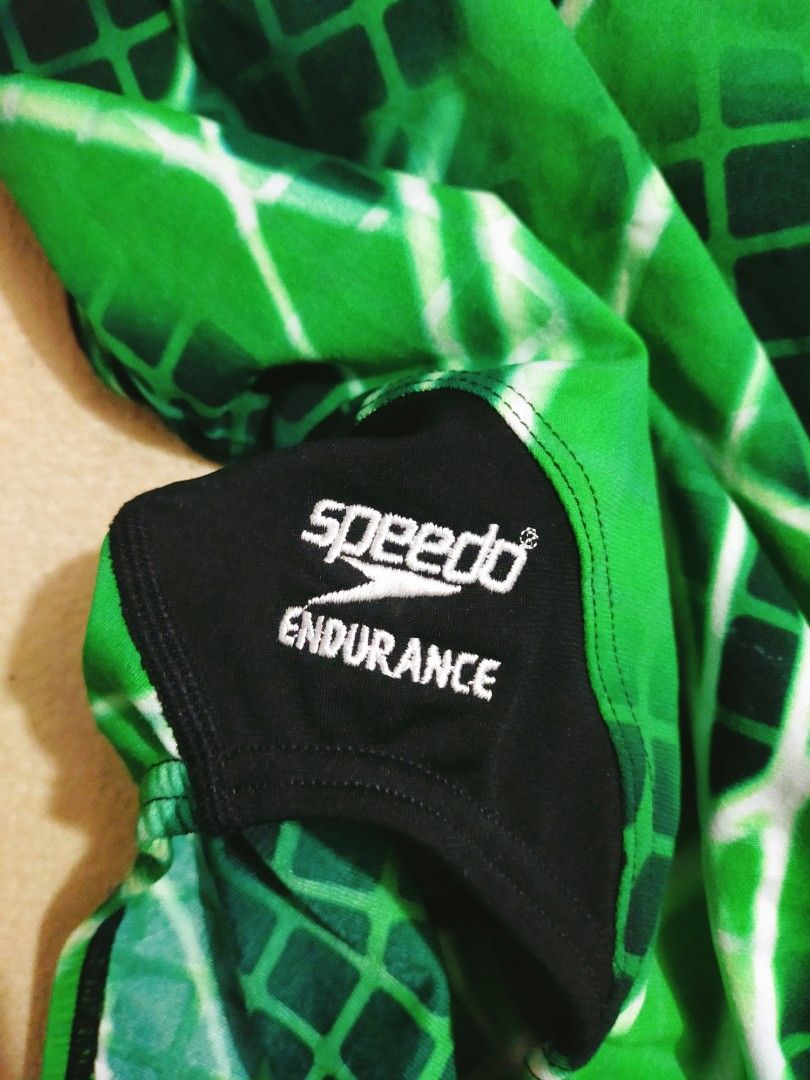 SPEEDO ENDURANCE GREEN ONE PIECE SWIMSUIT, Women's Fashion, Swimwear ...