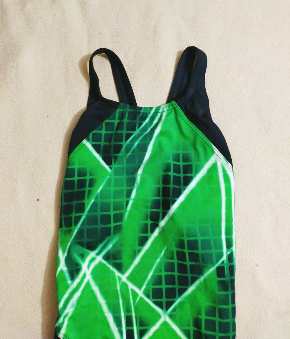 SPEEDO ENDURANCE GREEN ONE PIECE SWIMSUIT, Women's Fashion, Swimwear ...