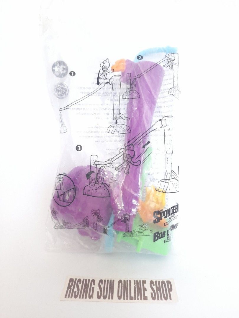 Spongebob Mcdonalds Mcdo toys Burger King collectible figures, Hobbies ...