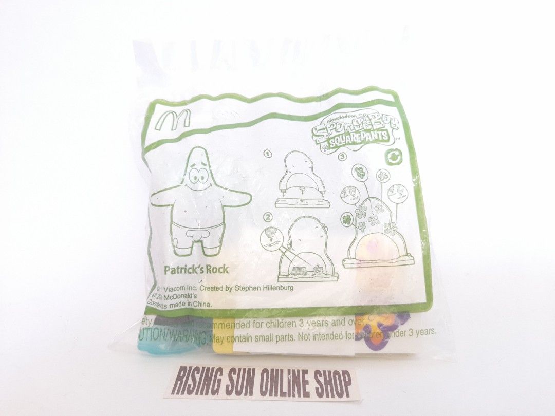 Spongebob Mcdonalds Mcdo toys Burger King collectible figures, Hobbies ...