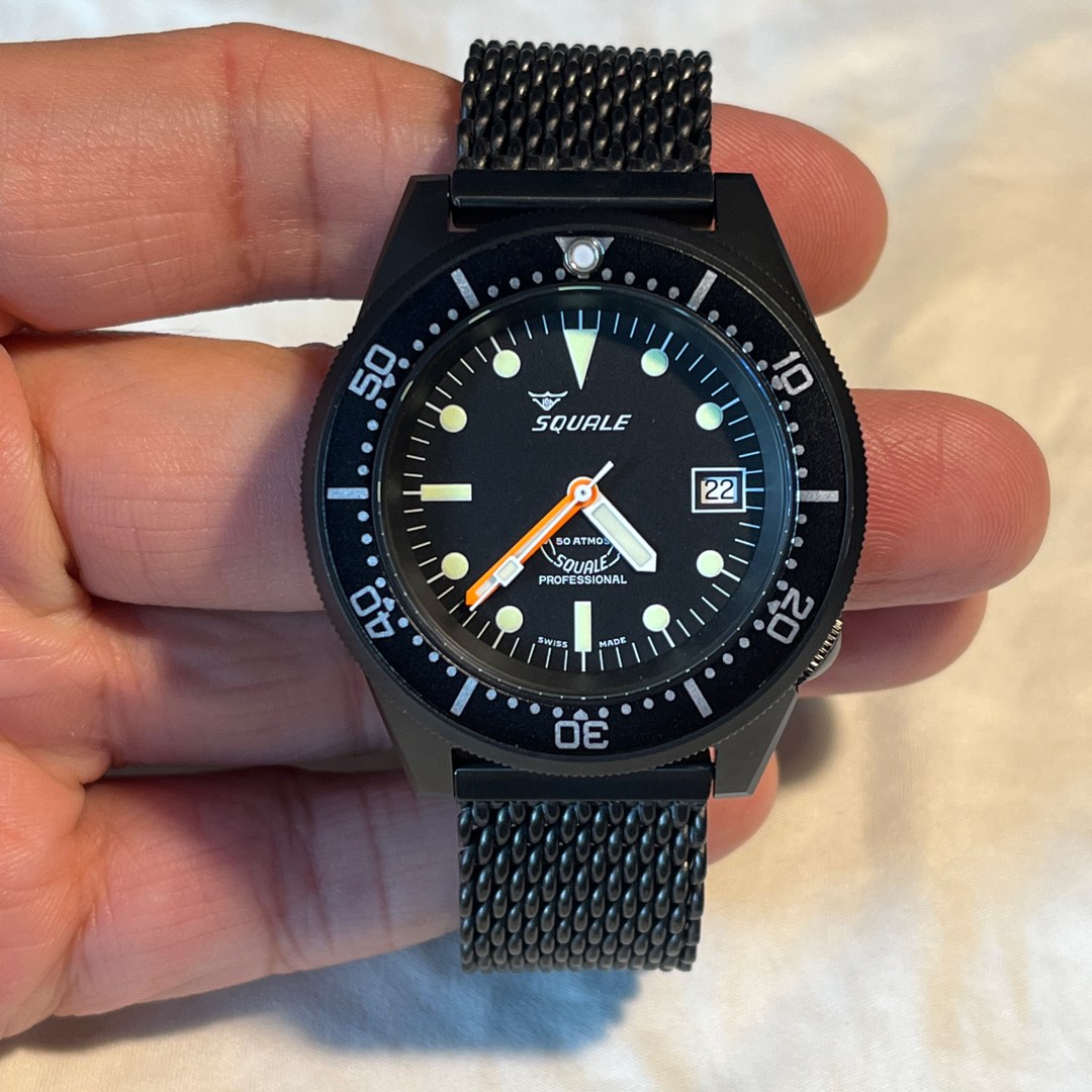 Squale 1521 PVD, Luxury, Watches on Carousell
