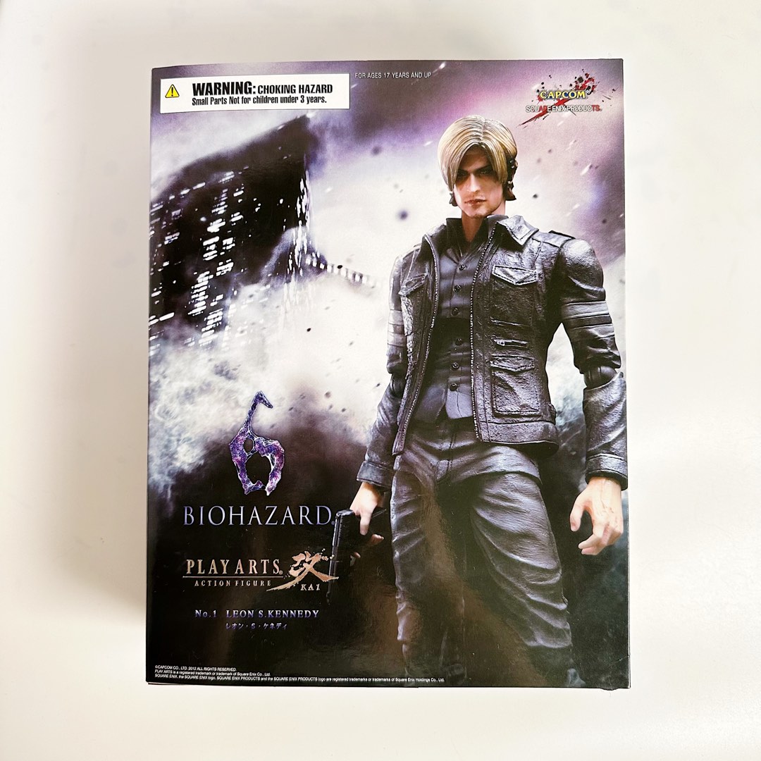 Square Enix Play Arts Kai Biohazard Resident Evil 6 Figure Leon S ...