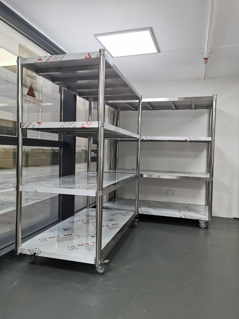 Stainless Steel Rack Stainless Steel Shelf Overshelf on Cabinet Sinks ...