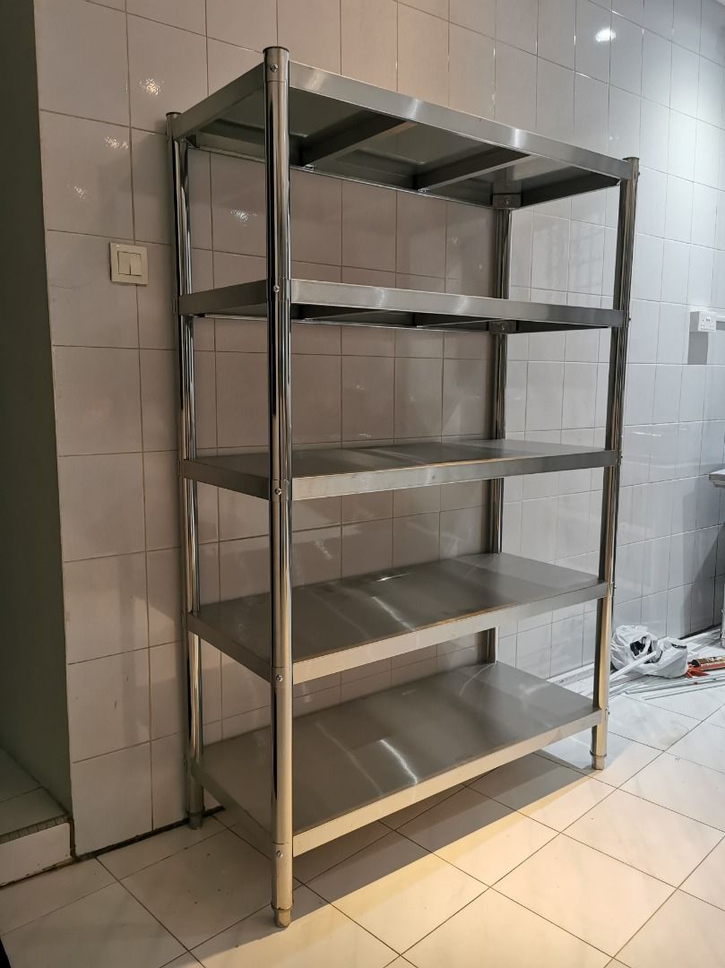 Stainless Steel Rack Stainless Steel Shelf Overshelf on Cabinet Sinks ...