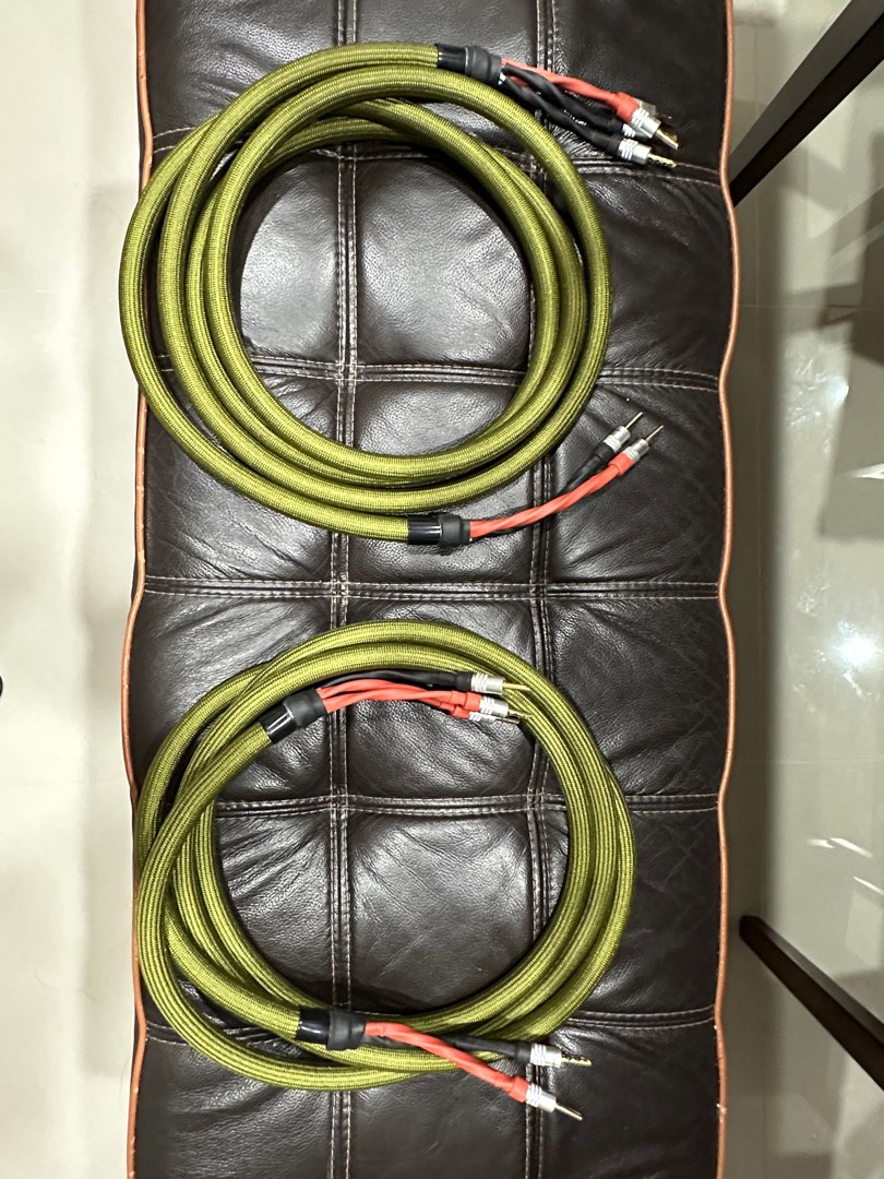 Straight wire Octave 3 Speaker bi wiring Cables 3m, Audio, Other Audio ...
