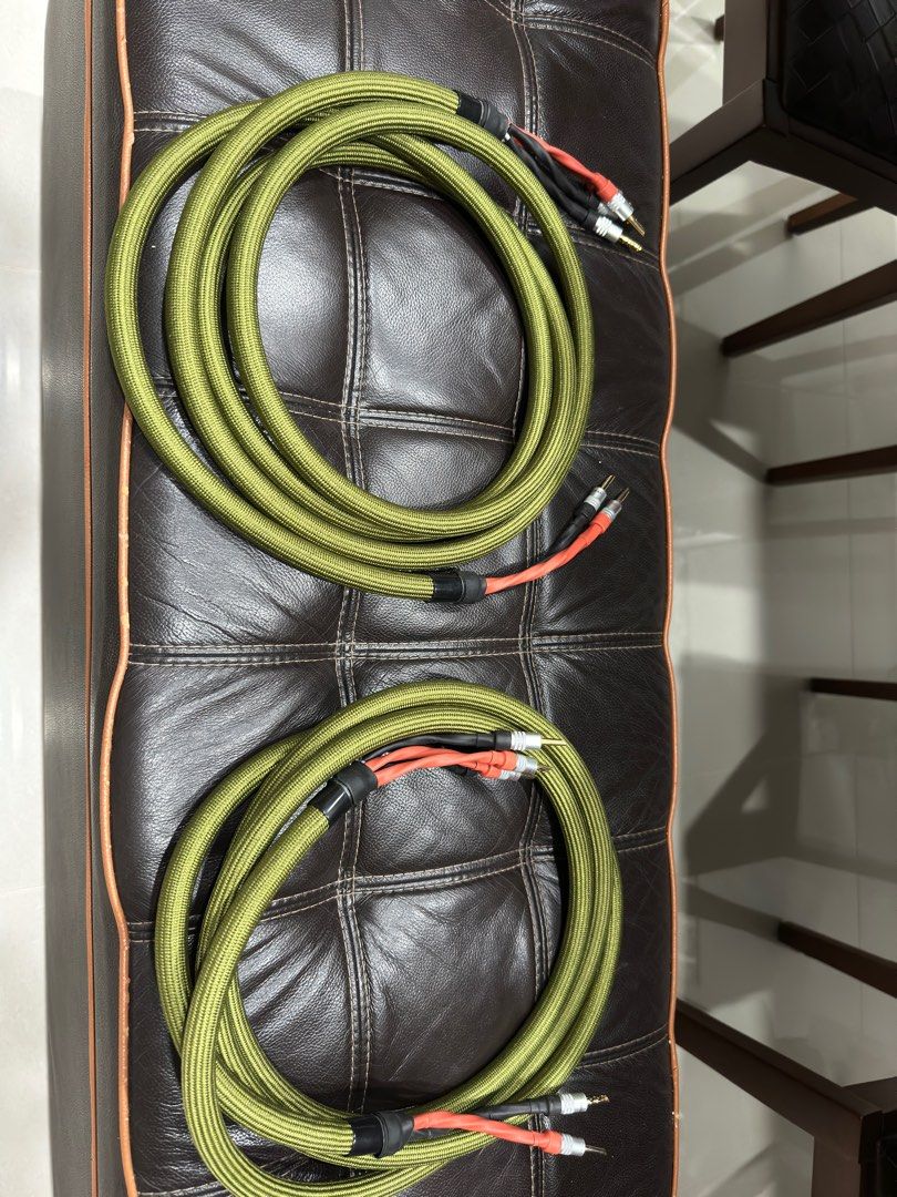 Straight wire Octave 3 Speaker bi wiring Cables 3m, Audio, Other Audio ...