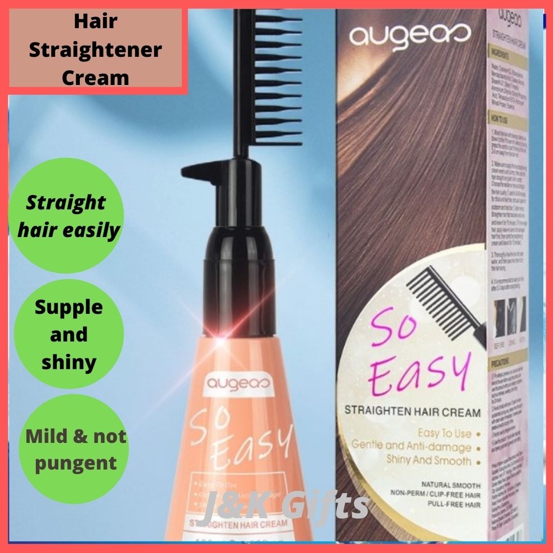 Straightening Hair Cream Professional One step Hair Straight Comb ...