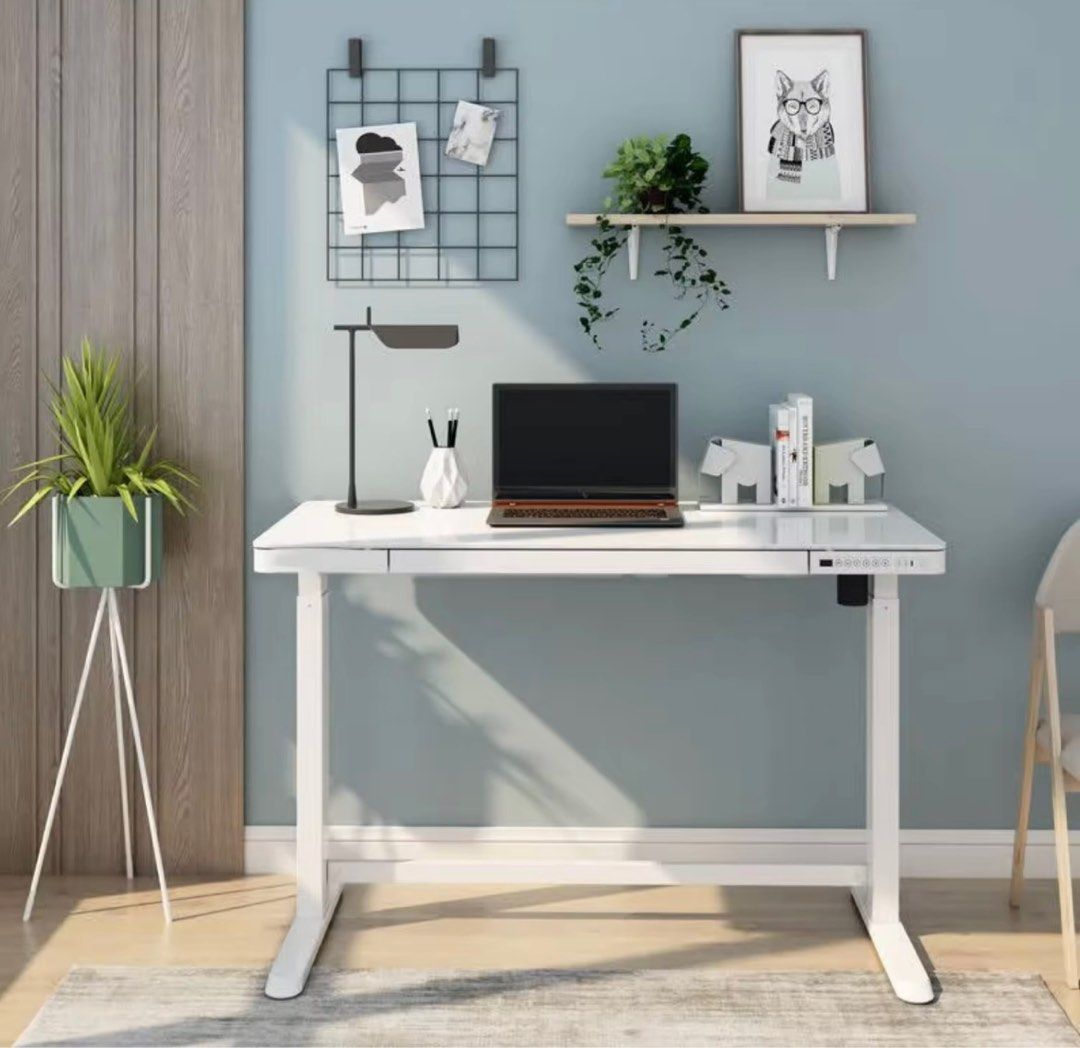 Electronic Study Table with height adjustments, Furniture & Home Living ...