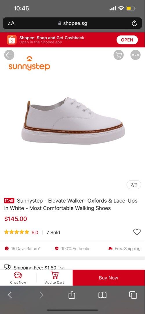 Sunnystep Elevate Walker, Women's Fashion, Footwear, Sneakers on Carousell
