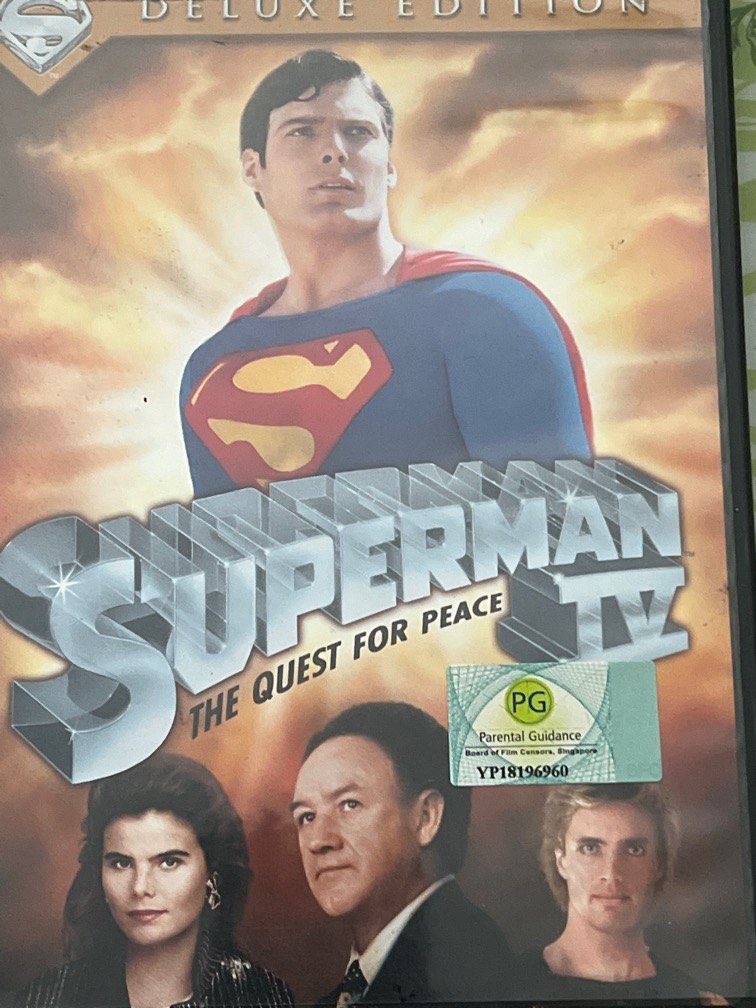 Superman 4 Quest for peace Dvd, Hobbies & Toys, Music & Media, CDs ...