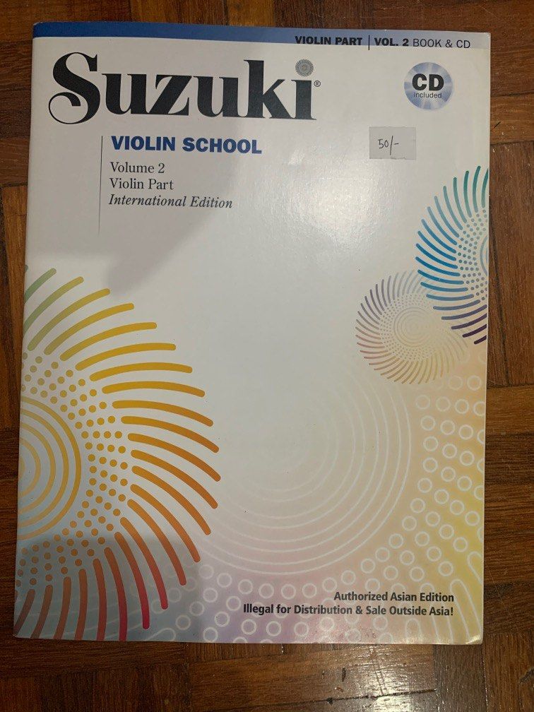 Suzuki Volume 2 Violin, Hobbies & Toys, Music & Media, Music Scores on ...