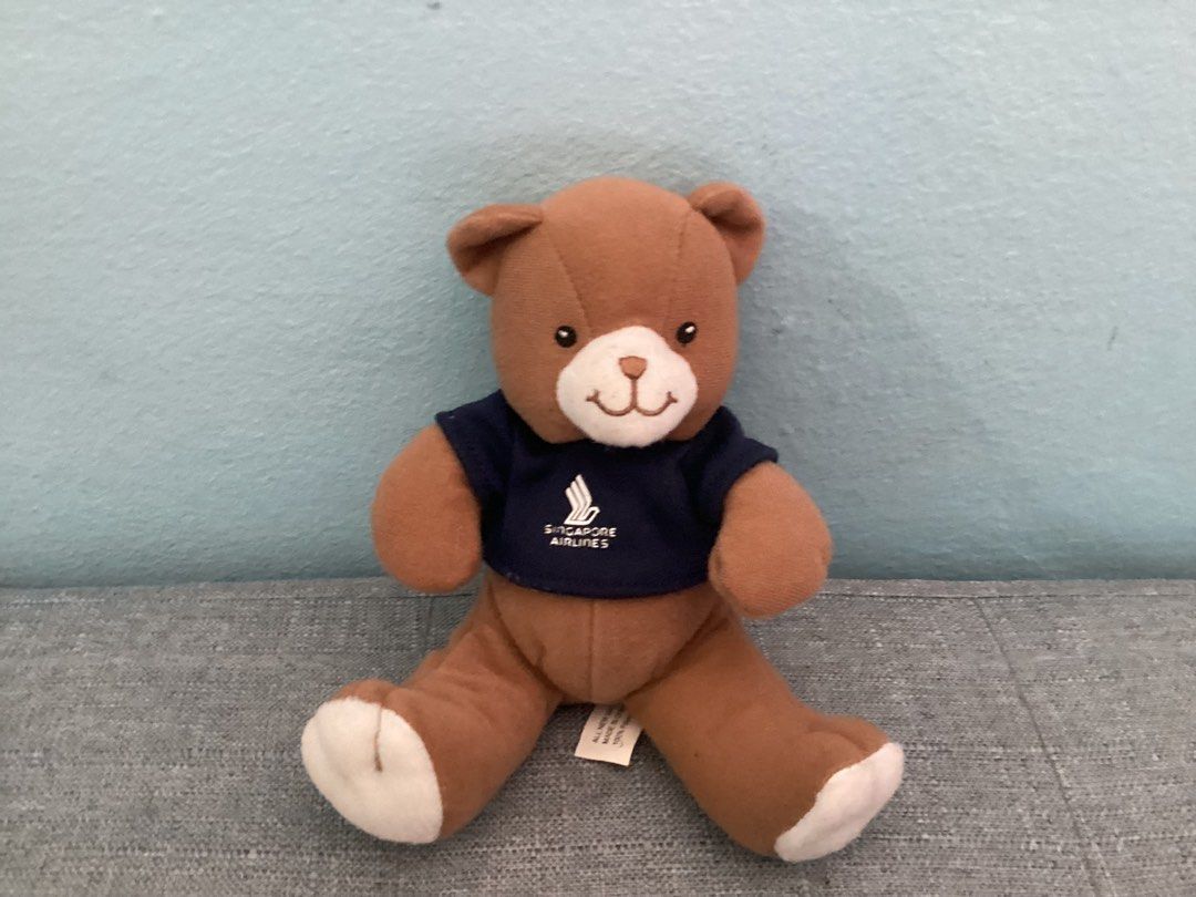 Singapore Airlines Teddy Bear, Hobbies & Toys, Toys & Games on Carousell