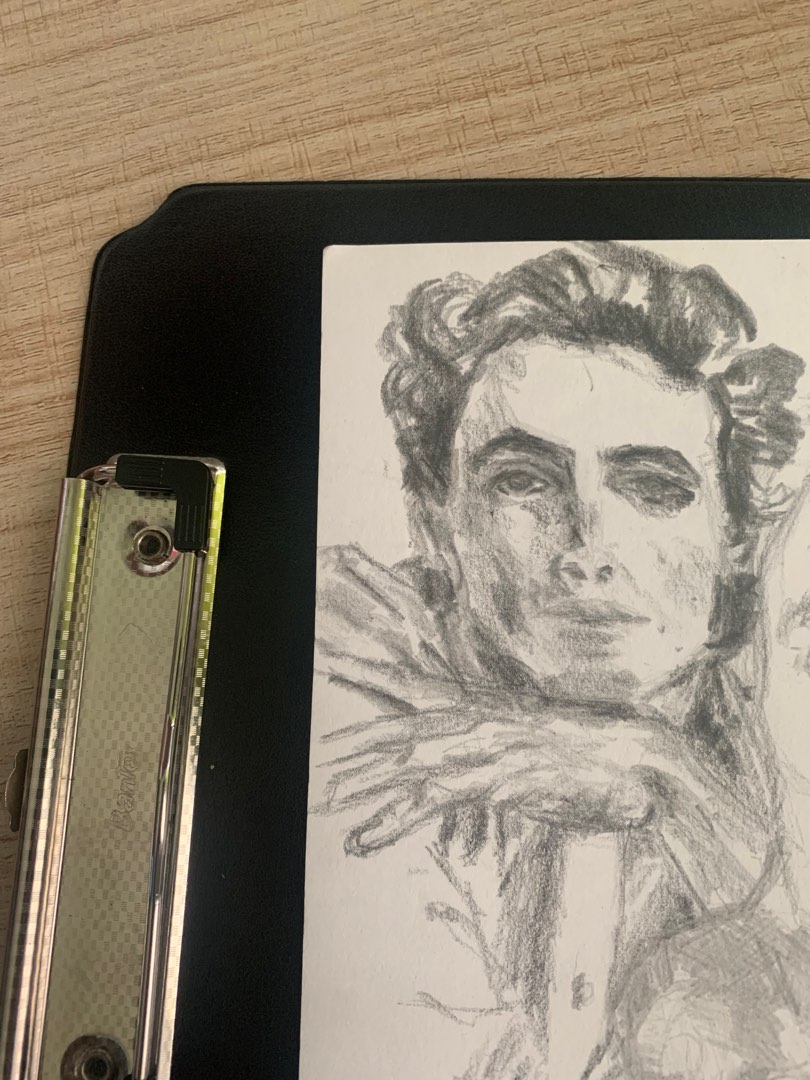 timothee chalamet drawing, Hobbies & Toys, Stationery & Craft, Art ...