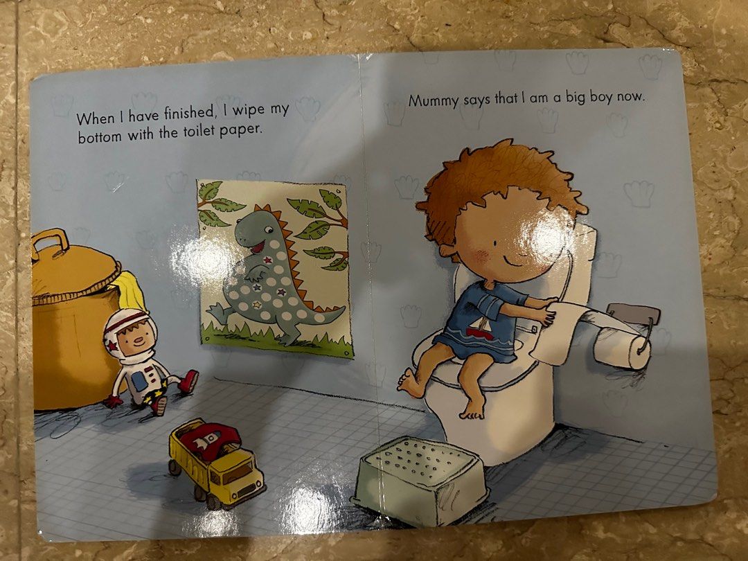 Toilet Time Educational Book, Babies & Kids, Infant Playtime on Carousell