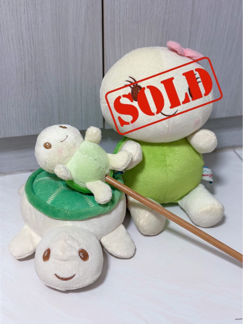 Tortoise Mini Toons Plush Toy Massage Stick, Hobbies & Toys, Toys ...