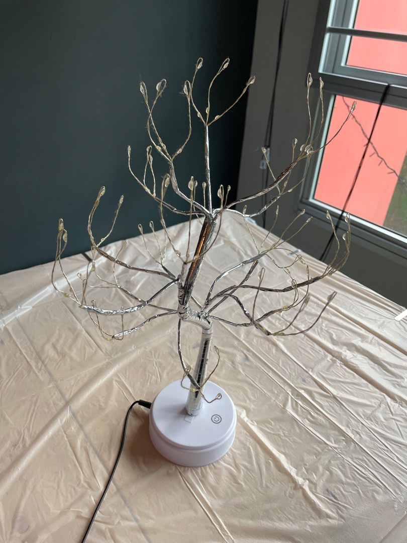 Tree Table Light, Furniture & Home Living, Lighting & Fans, Lighting on Carousell