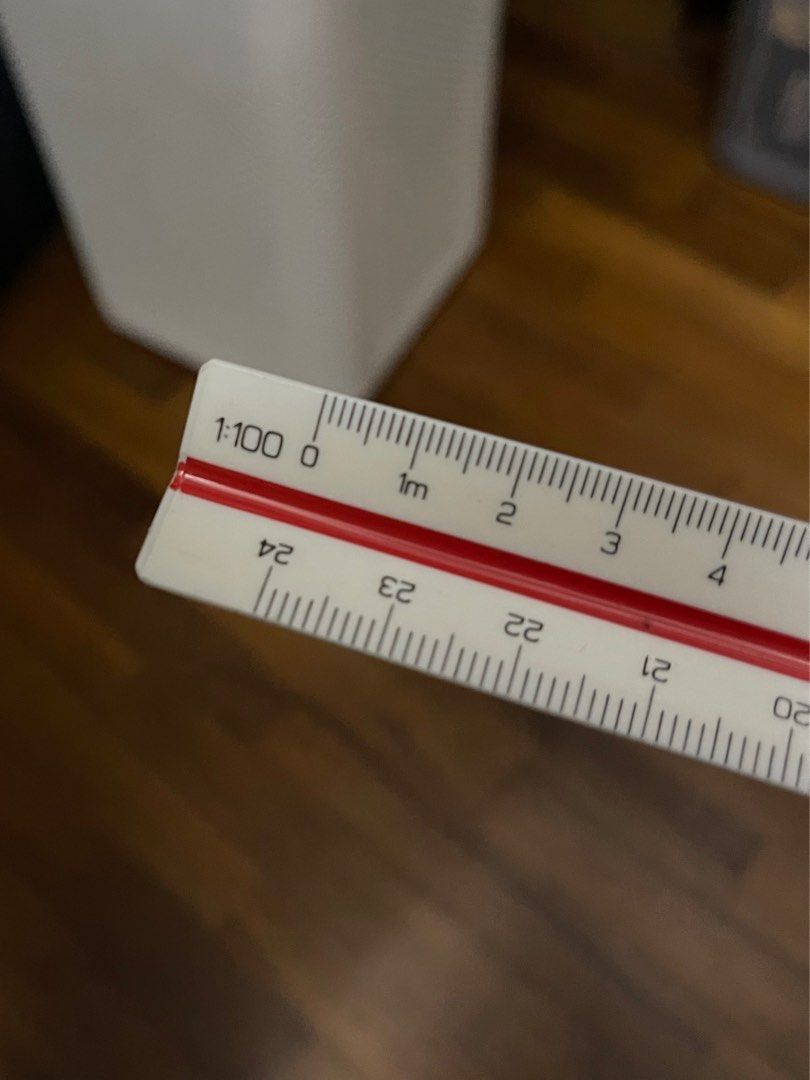 Linex Triangular Multi Scale Ruler 300mm 30cm, Hobbies & Toys ...