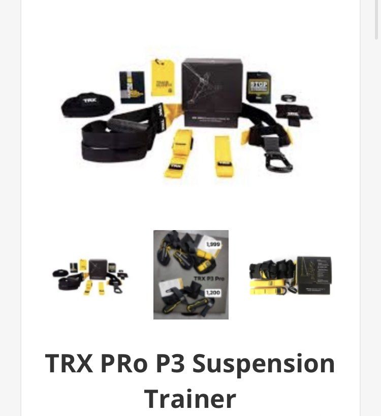 TRX PRo P3 Suspension Trainer, Sports Equipment, Exercise & Fitness, Cardio & Fitness Machines ...