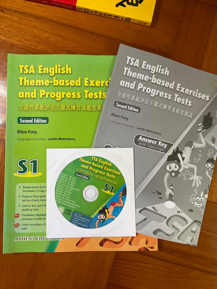 TSA English Theme-based Exercises and Progress Tests S1, 興趣及遊戲, 書本 & 文具 ...