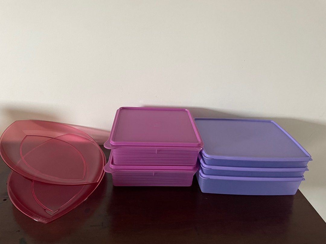 Tupperware big containers set, Furniture & Home Living, Kitchenware ...
