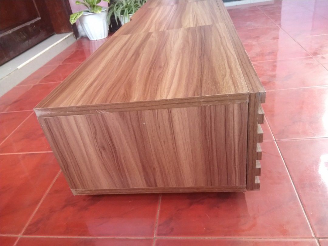 Tv Rack Japan SOLID WOOD ( AlmostNew ), Furniture & Home Living ...