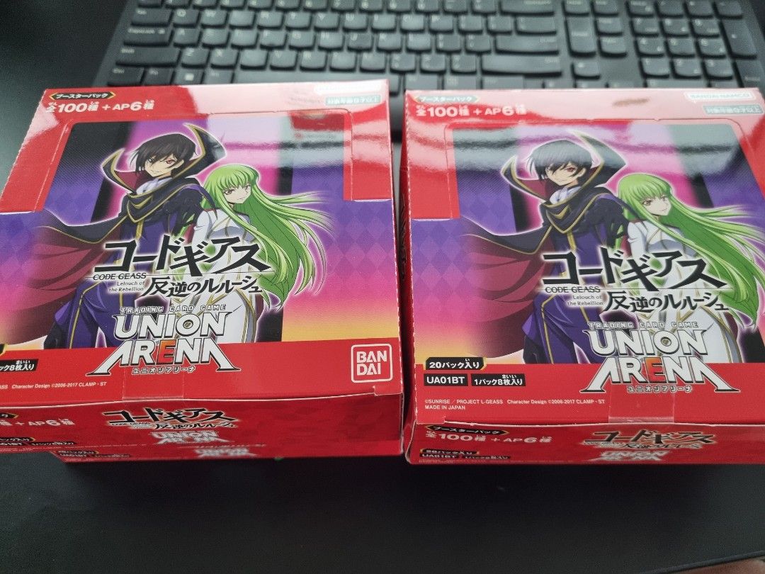 Union Arena Code Geass Booster box, Hobbies & Toys, Toys & Games on ...