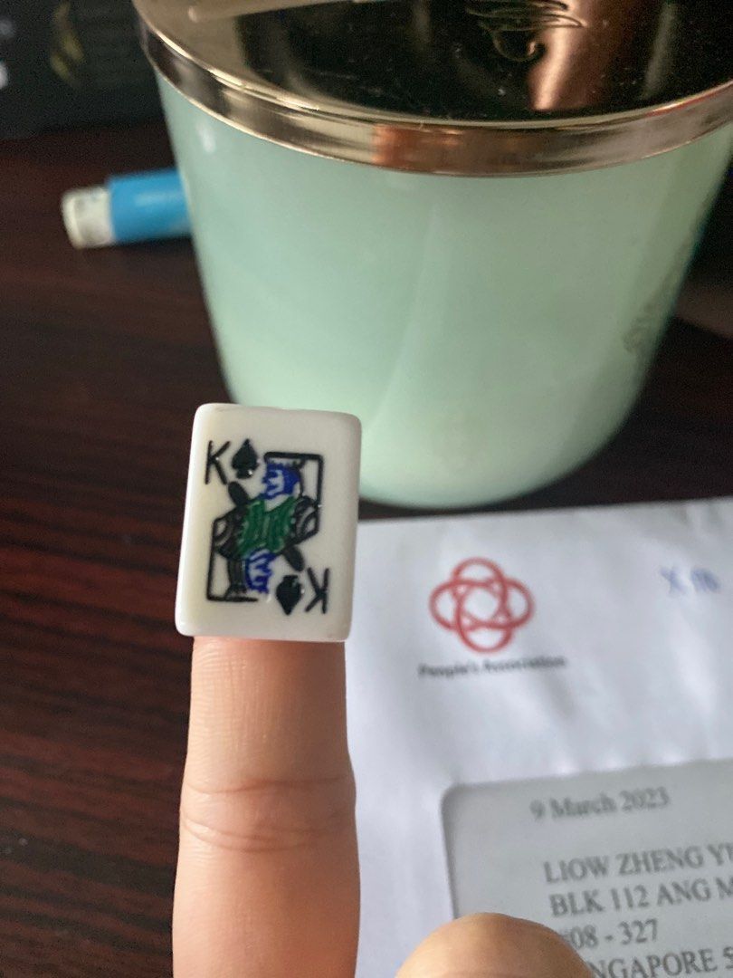 Used Mini Mahjong Lami Gold, Hobbies & Toys, Toys & Games on Carousell