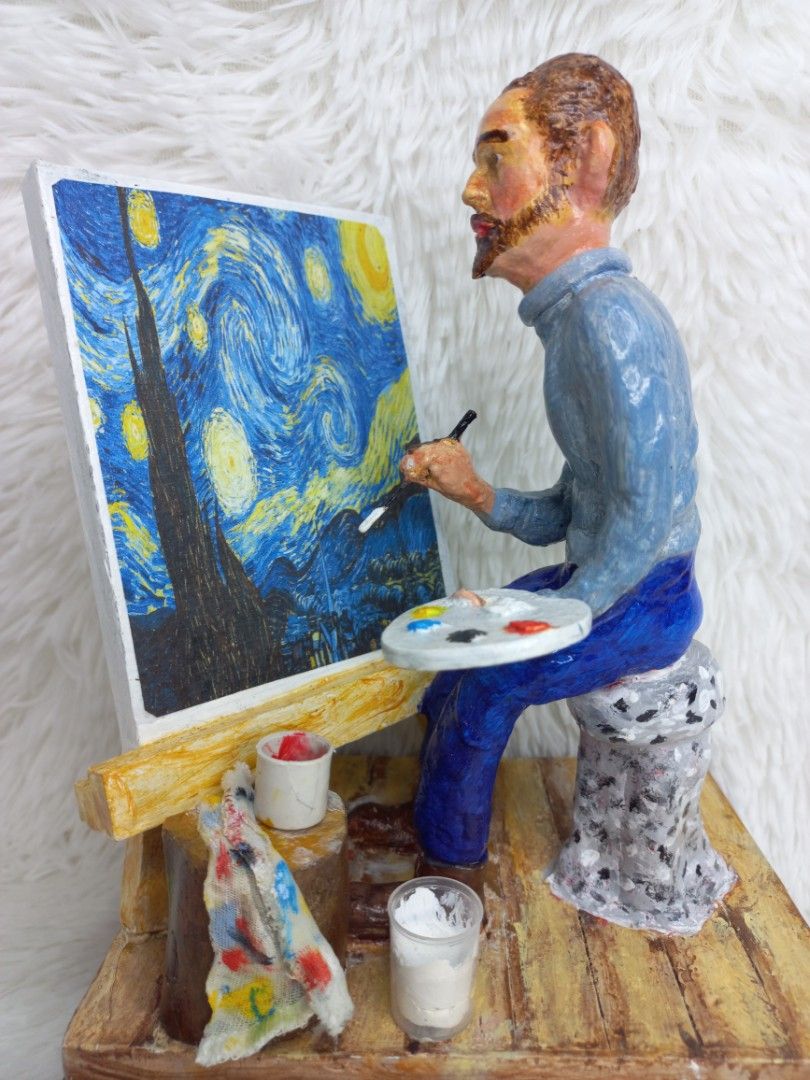 Van Gogh(handmade mini sculpture), Hobbies & Toys, Stationary & Craft ...