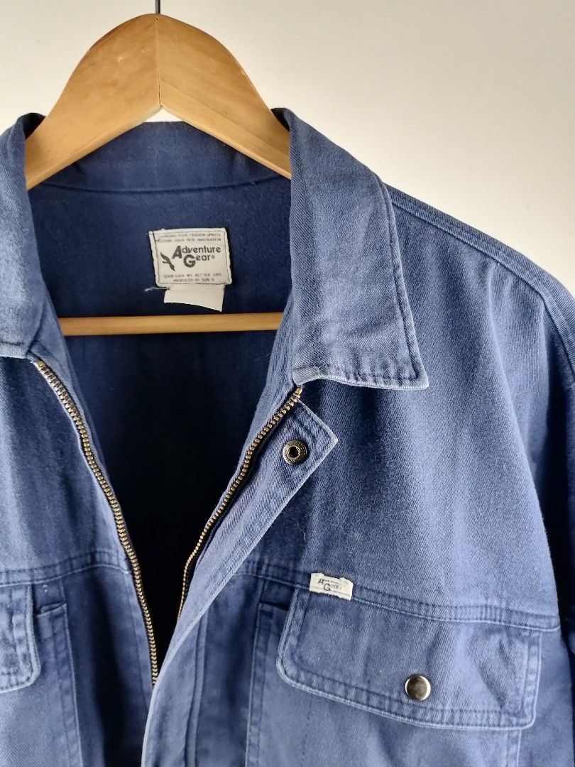 Vintage Adventure Gear Workwear Maong Jacket on Carousell