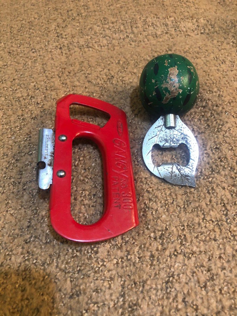 Vintage gangy bottle and can opener with watermelon bottle opener ...