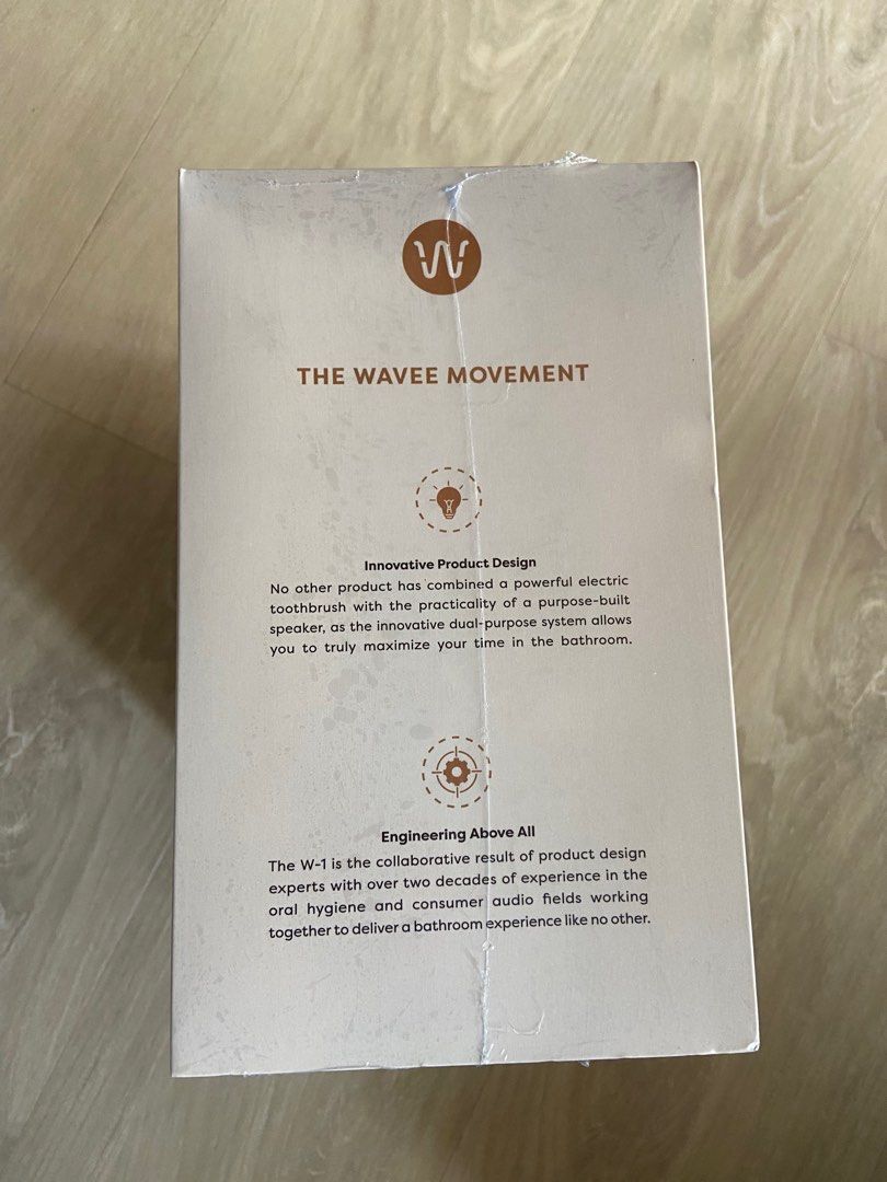 Wavee W-1 electric toothbrush speaker system, Beauty & Personal Care ...