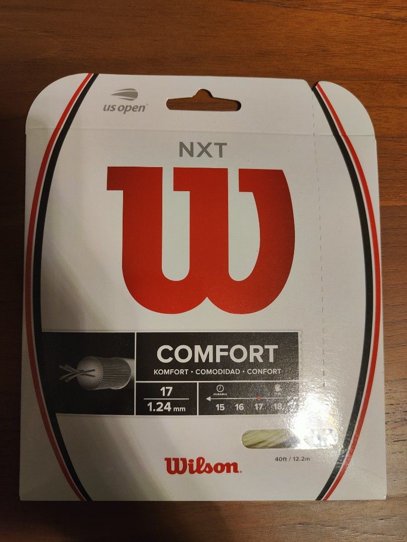 Wilson NXT Multi filament Strings 1.24mm gauge with free Wilson Towel ...