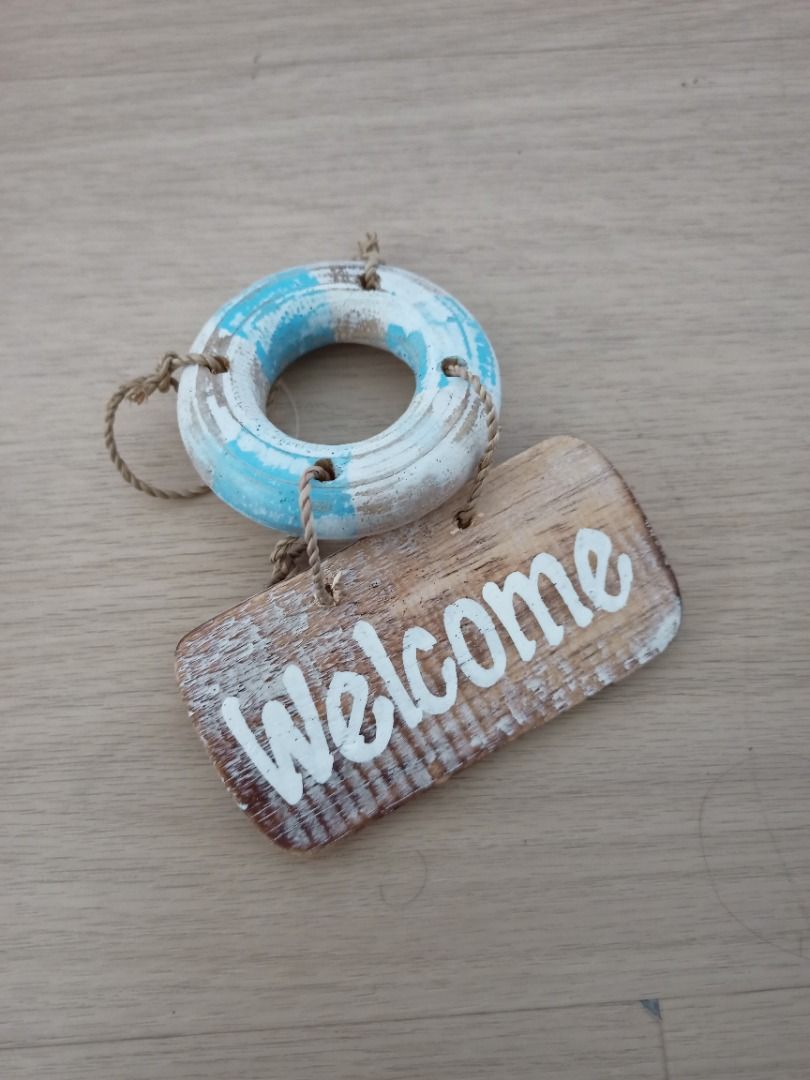 Wooden Ship sea float wall decor, Furniture & Home Living, Home Decor ...